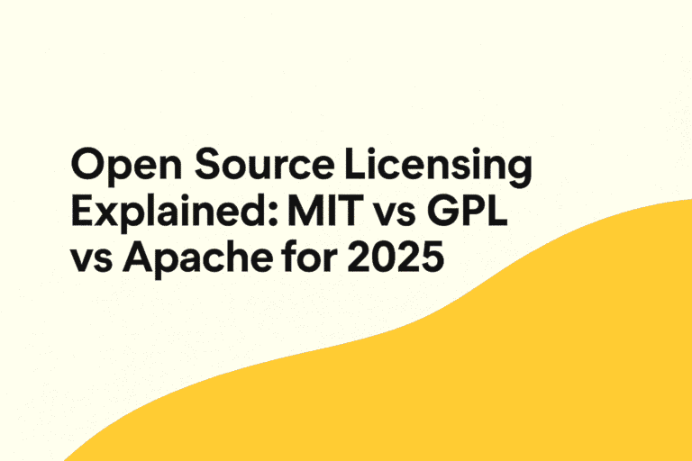 Open Source License Comparison: MIT vs Apache vs GPL (2025 Guide)